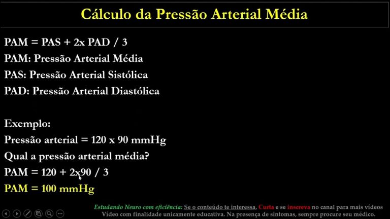 Entendendo a Fórmula da Pressão Arterial Média | Actualizado octubre 2025